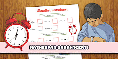 Rechenräder zur Division - Arbeitsblatt
