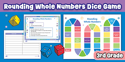 Third Grade Rounding Whole Numbers to the Nearest 10 and 100 Quiz