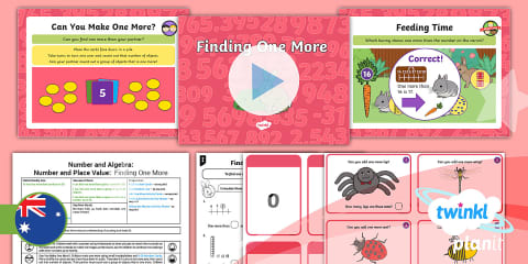 Foundation Number: One More and One Less Lesson 2