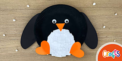Penguin Collage Craft Activity