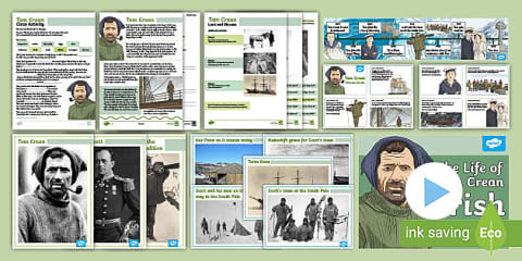 Tom Crean Expedition Maps Display Cards