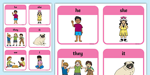 He, She, His, Her Pronoun Activity