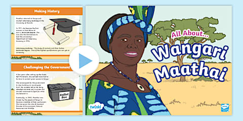Wangari Maathai Fact File Template