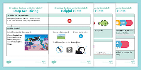 Scratch Activity Cards | Scratch/Scratch Jr Cards | Shapes