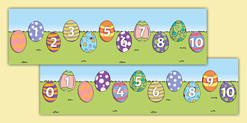 Easter-Themed Missing Number Worksheet (Ages 5-7)