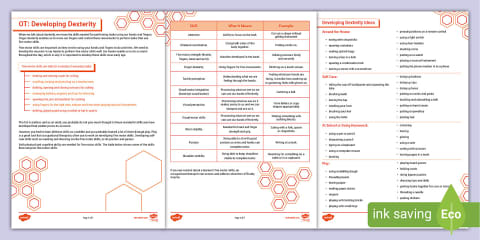 Handwriting Checklist Occupational Therapy Screening Tool