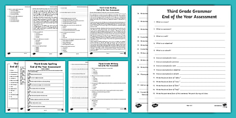 First Grade End of the Year Assessment Pack