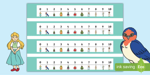 0-10 Number Line (Bears)
