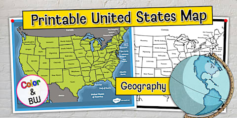 Physical Map of the United States