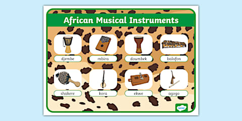 KS1 Exploring Musical Instruments Around the World Information Poster