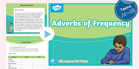 ESL Adverbs of Frequency PowerPoint [Adults, A2-B1]