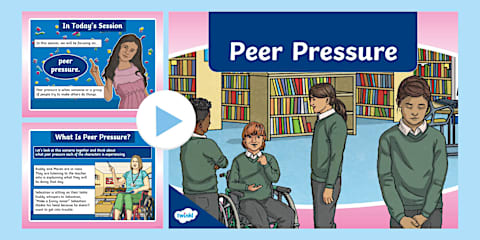 Avoid Negative Peer Pressure Poster