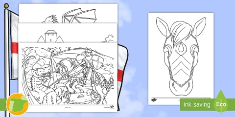 Foldable: San Jorge y el dragón