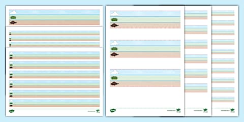Year 3-4 Handwriting Lines