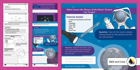 Science Experiment Observation Worksheet for 3rd-5th Grade