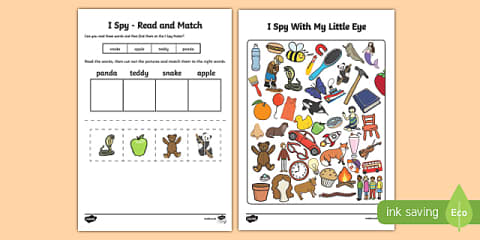Phonics I Spy - Set 1