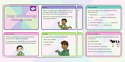Early Finishers Challenge Cards