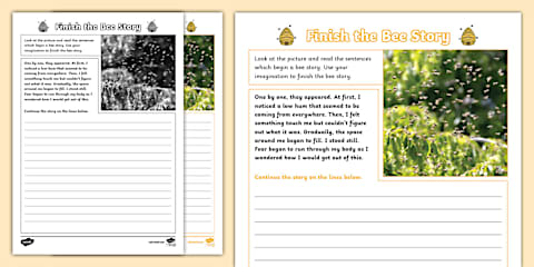 Finish the Swamp Creatures Story Writing Activity