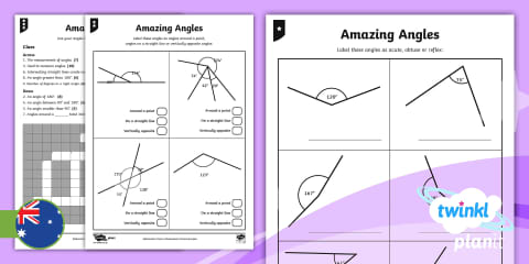 Year 7 - Year 10 Maths Angle Rules: Knowledge Organiser and Revision ...