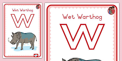 Grade R Phonics - Term 4 - x sound - Sound Character Poster (CAPS Aligned)