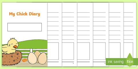 My Hatching Diary Writing Template