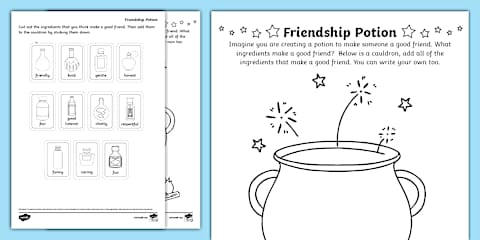 Muted Rainbow Recipe for Friendship Cut and Paste