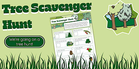 Exploring Nature Senses Scavenger Hunt Gaeilge