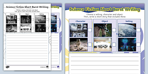 Rocket Folding Writing Template