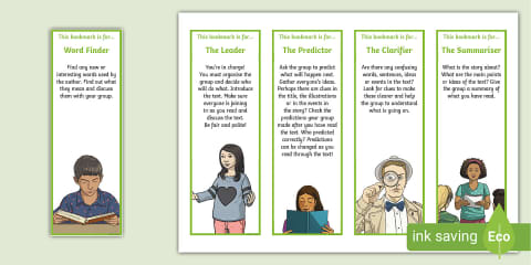 Reciprocal Reading Role Cards