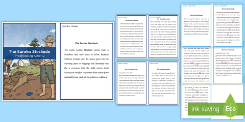Eureka Stockade Display Timeline