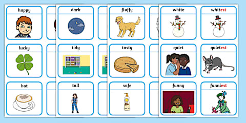 Suffix -er Matching Cards