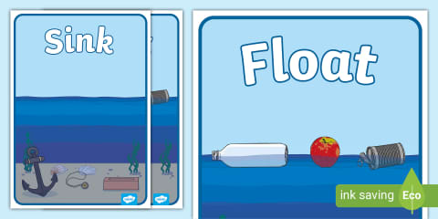 Sink or Float Photo Flashcards