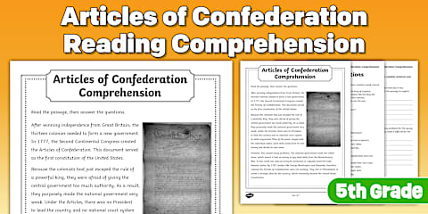 Fifth Grade A Pioneer Town Reading Comprehension Worksheet