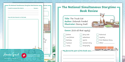 National Simultaneous Storytime 2025 Reading Comprehension Activity ...
