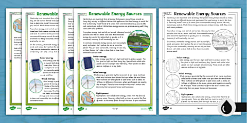 Renewable and Non-renewable Energy
