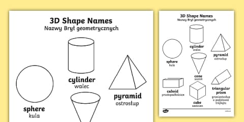 3D Shape Posters Polish Translation