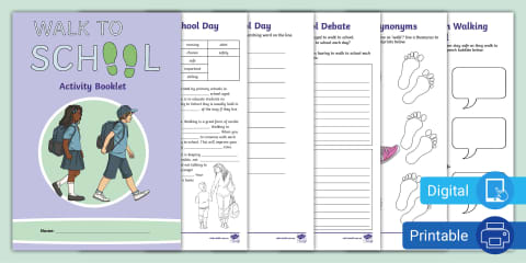 Walk to School Week Statistics Worksheet