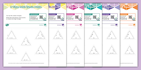 Blank Tarsia Puzzle Templates
