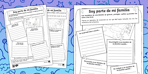 Manualidad: Recuerdos fotográficos - Mi familia