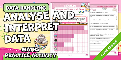 Grade 2 Maths - Data Handling: Analyse and Interpret Data - Activity ...