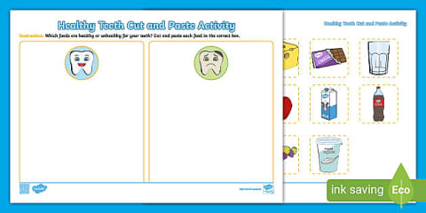 Healthy Teeth Activity Sheet