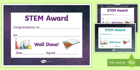 Science Week Certificate