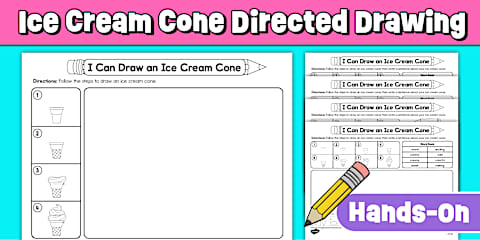 Lemonade Directed Drawing | Printable Draw and Write Worksheets