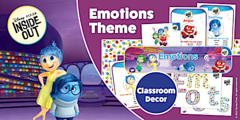 Inside Out: Emotions SEL Dramatic Play Stick Puppets