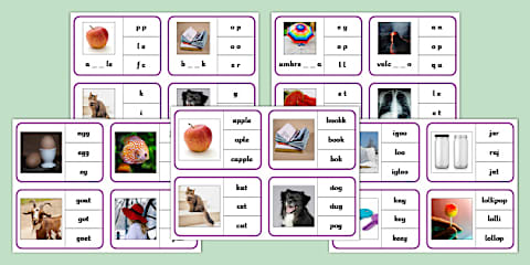 A-Z Reading Clip Cards