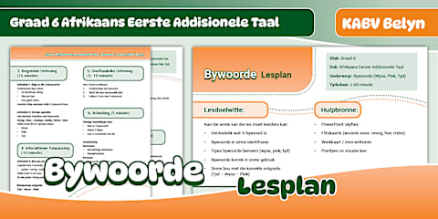 Graad 6 Afrikaans Eerste Addisionele Taal - Kwartaal 3 - 'n Legende ...