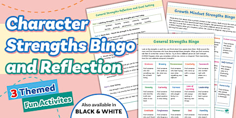 My Strengths Differentiated Activity Sheet