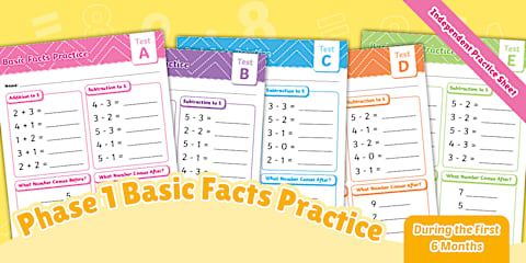 Phase 1 2026 Basic Facts Practice (During the Second Year)