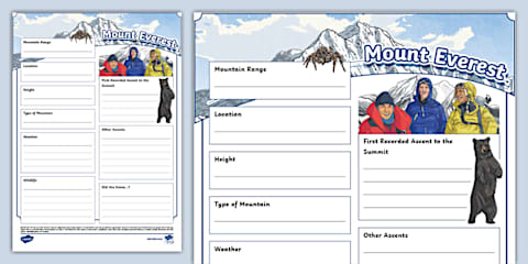 KS1 All About Mount Everest PowerPoint