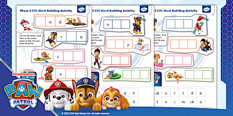 Paw Patrol: Large Lower-Case A-Z Tracing Letters